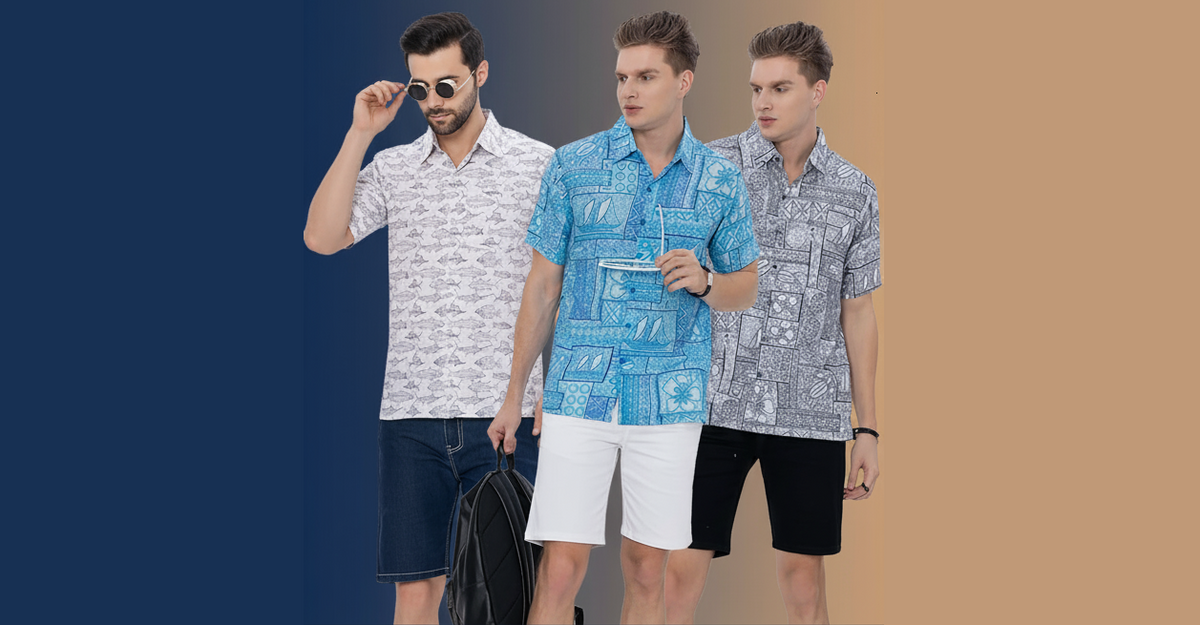 Happy Bay Hawaiian Beach Shirts, Cover ups, Dresses for Men & Women ...